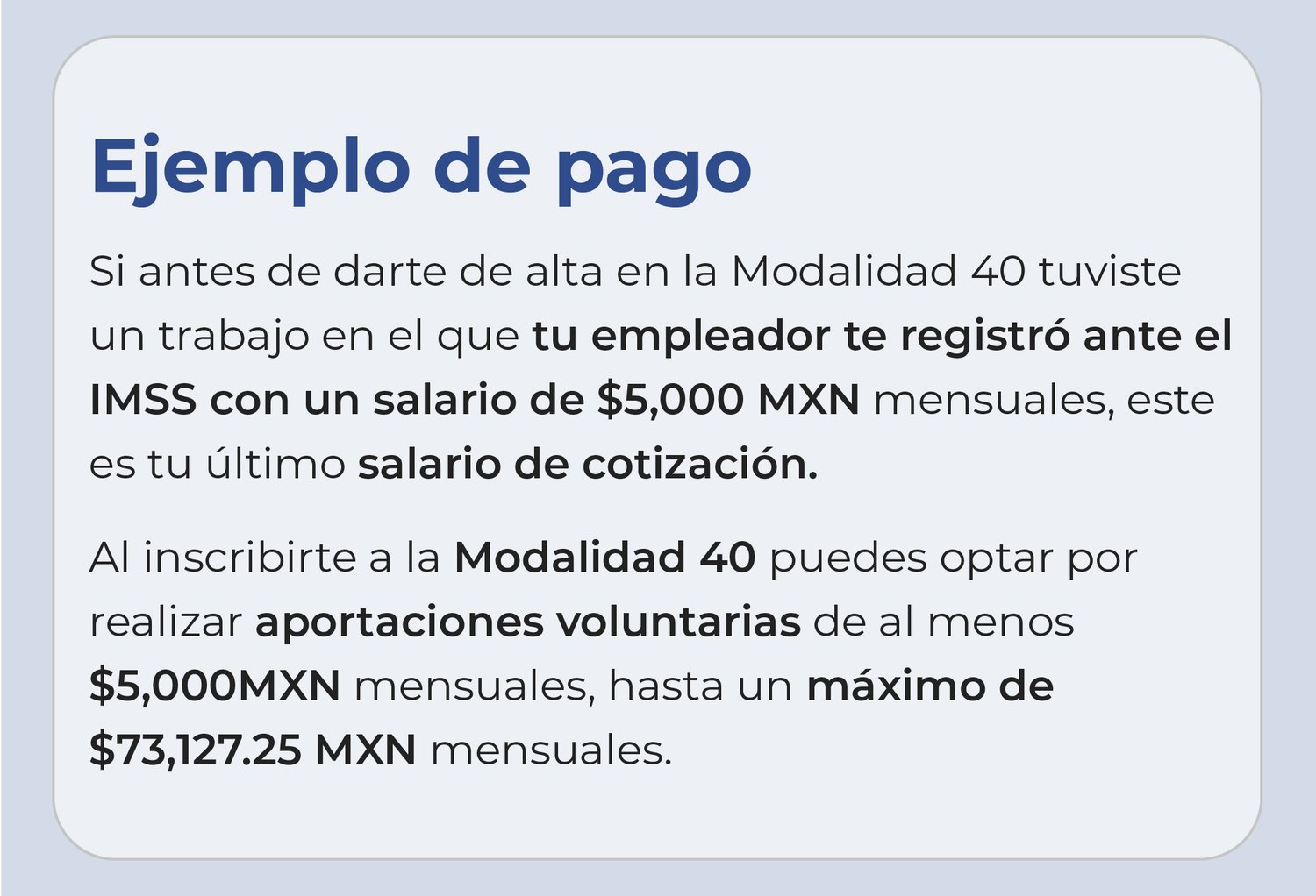 ¿Cuál es el salario tope para la modalidad 40 - PensiónMX
